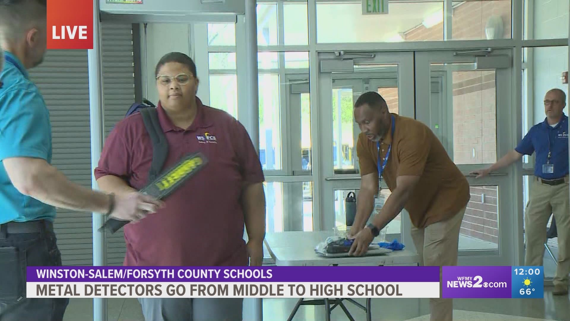 WS/FCS increase metal detector use at high schools following Forsyth ...