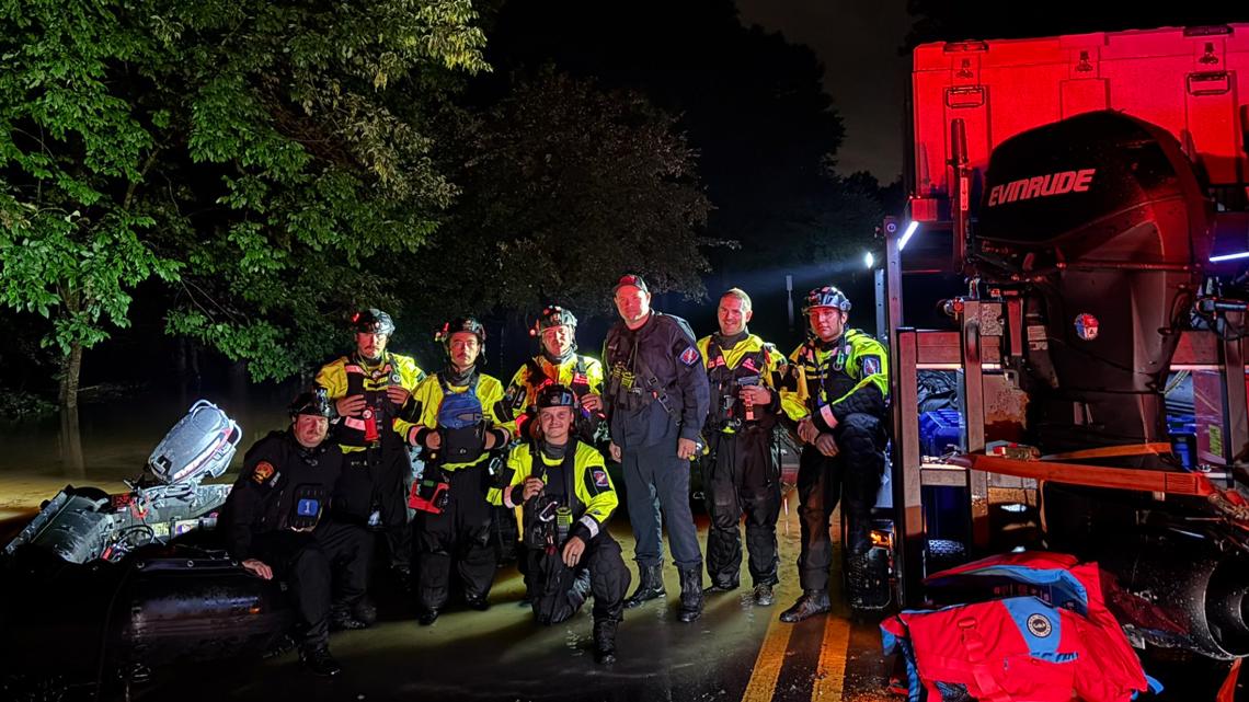 Winston-Salem firefighters assist in Chantal rescue efforts | wfmynews2.com