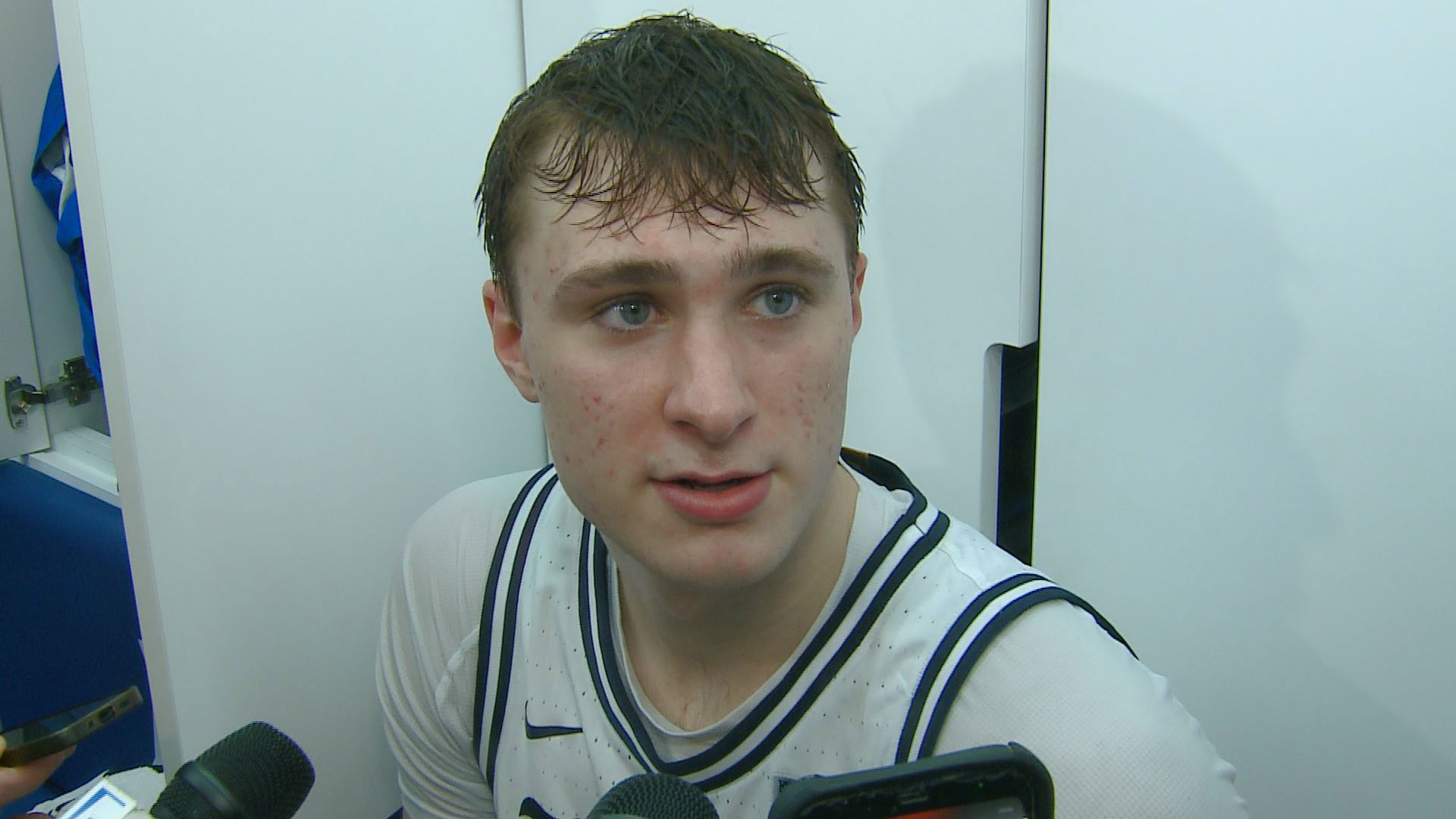 Postgame interviews with Duke's Cooper Flagg, Kon Knueppel and Sion ...