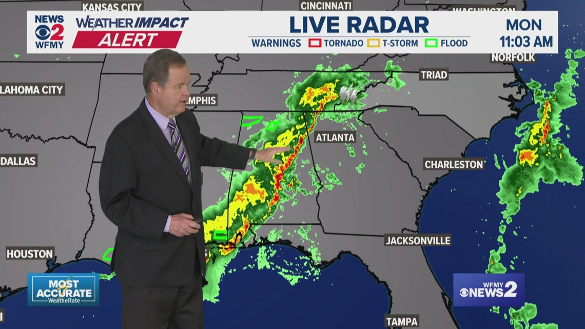 Severe weather update with Meteorologist Ed Matthews (11 AM ...
