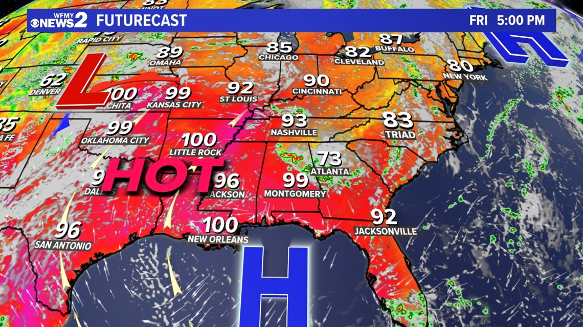 Ring of Fire Weather Pattern; Storm Chances, Hot Temperatures ...