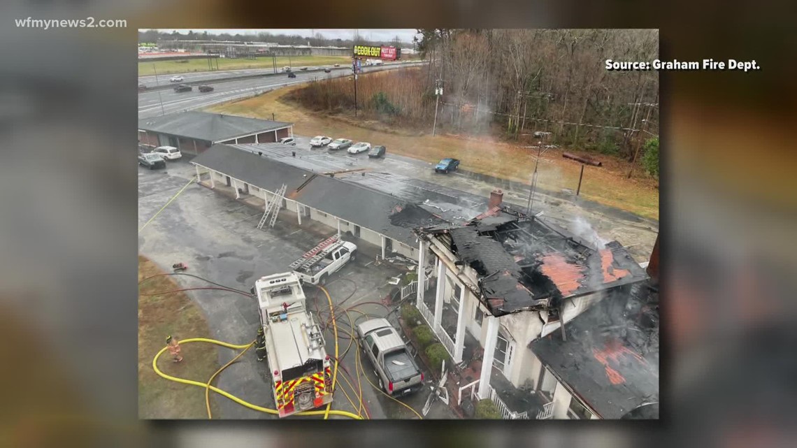 Graham woman displaced days before Christmas after motel fire ...