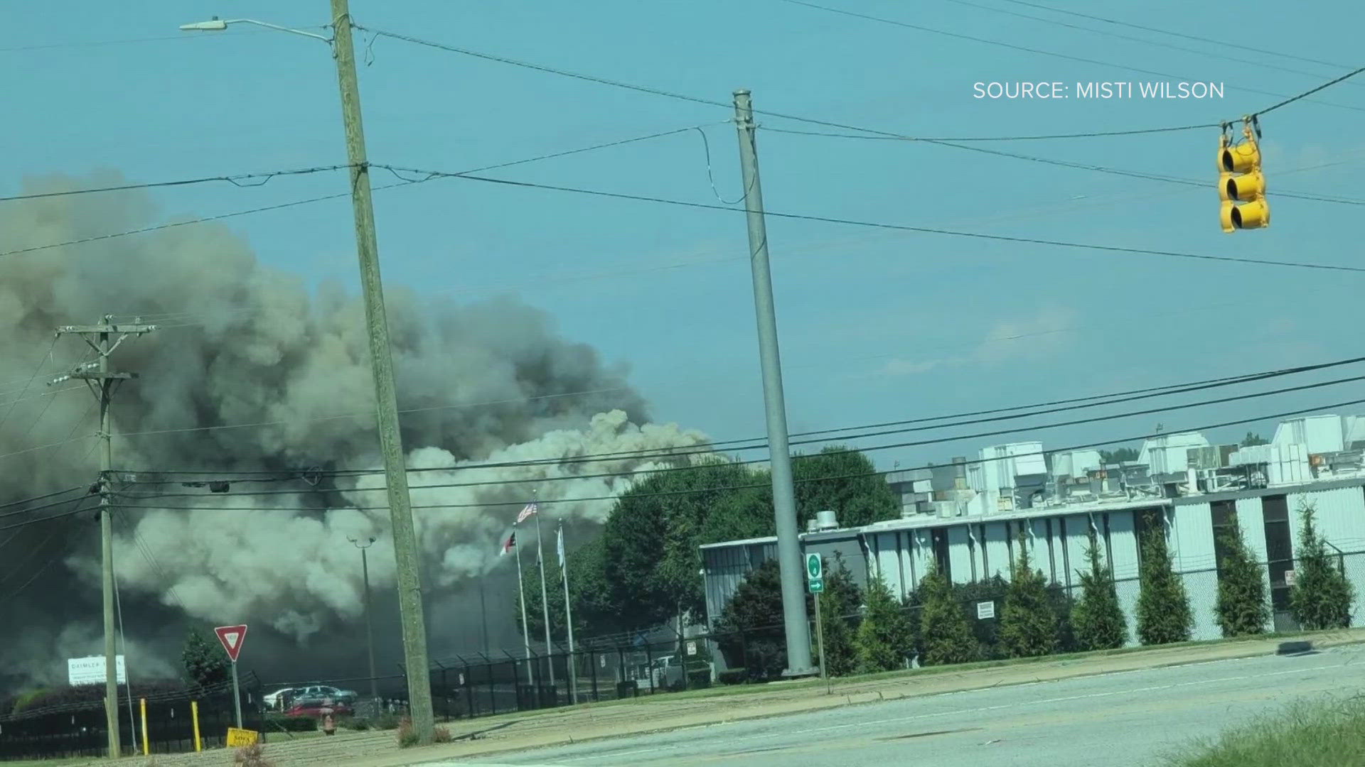 Triad firefighters battle Daimler plant blaze in Rowan County ...