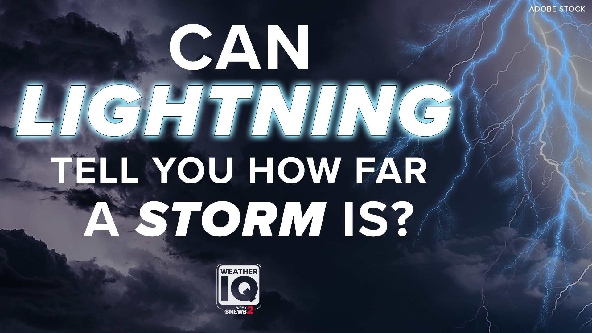 How to use lightning and thunder to know your distance from a storm ...
