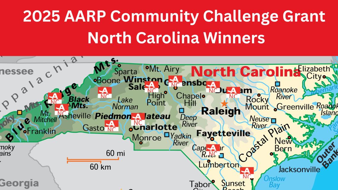 AARP grants NC communities grants to make neighborhoods more liveable ...