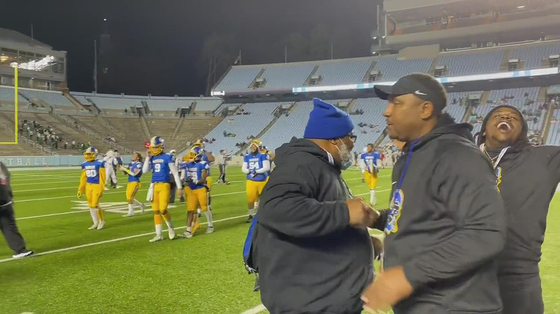 Dudley High football wins 3A State Championship title! | wfmynews2.com