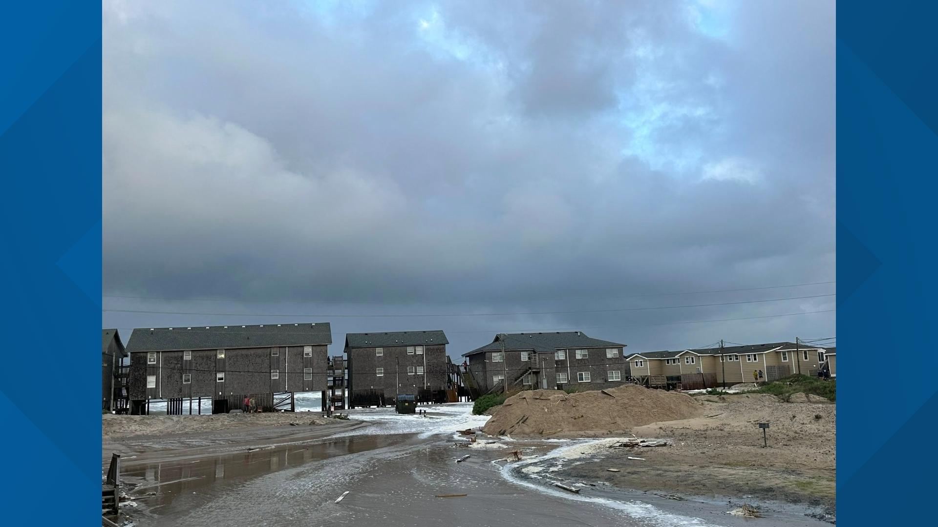 Cape Hatteras Motel shares Hurricane Erin aftermath photos | wfmynews2.com