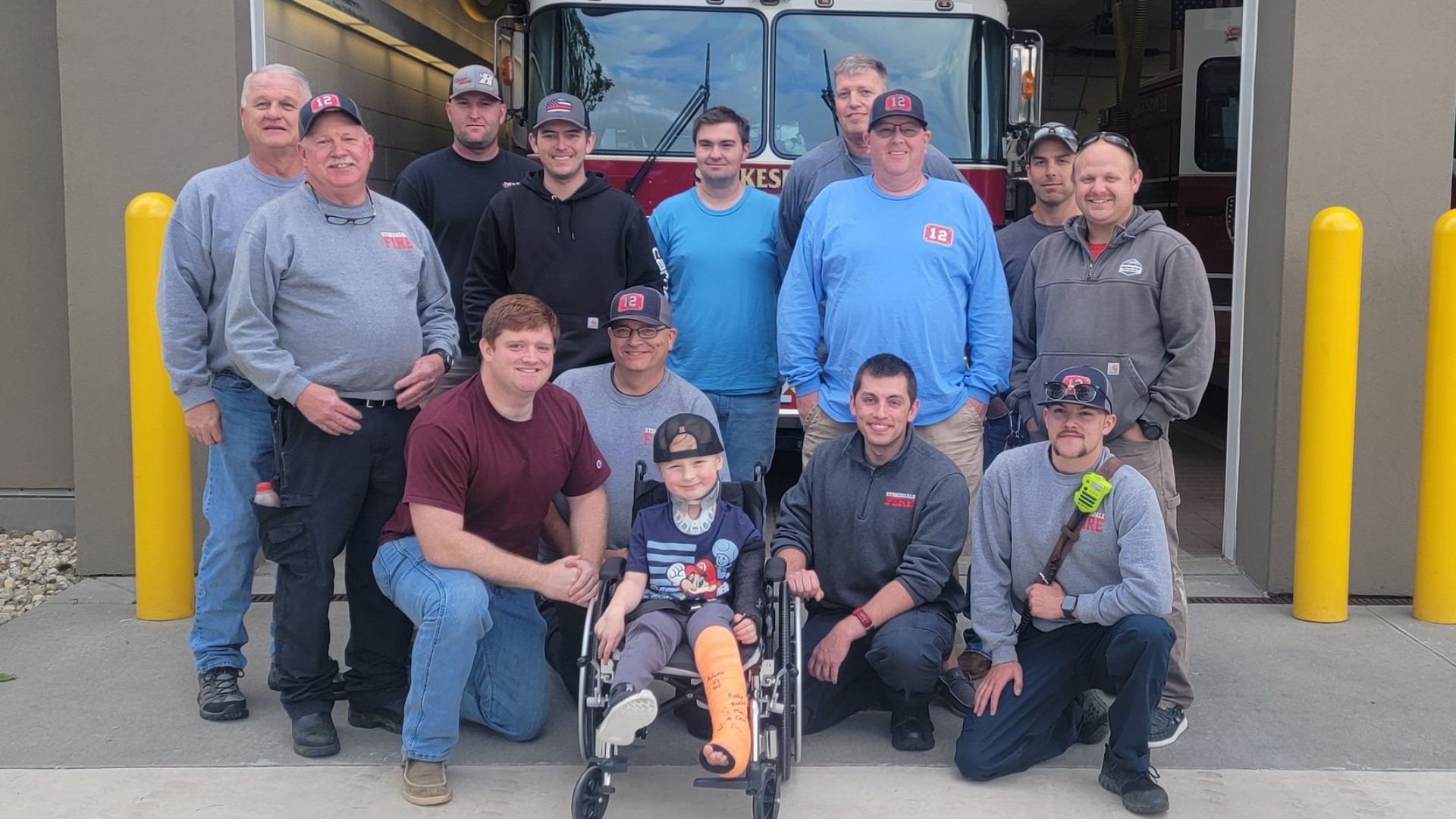 Kindergartener hit by car visits Stokesdale Fire Department | wfmynews2.com