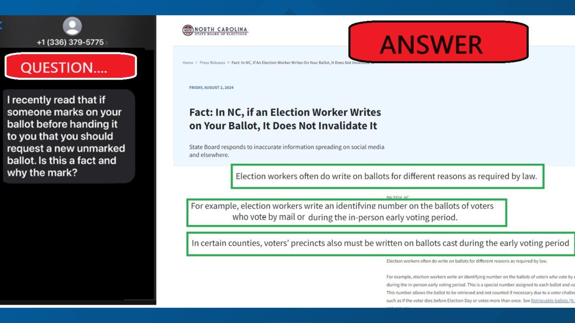 Fact: Poll workers are often required to put marks on your ballot ...