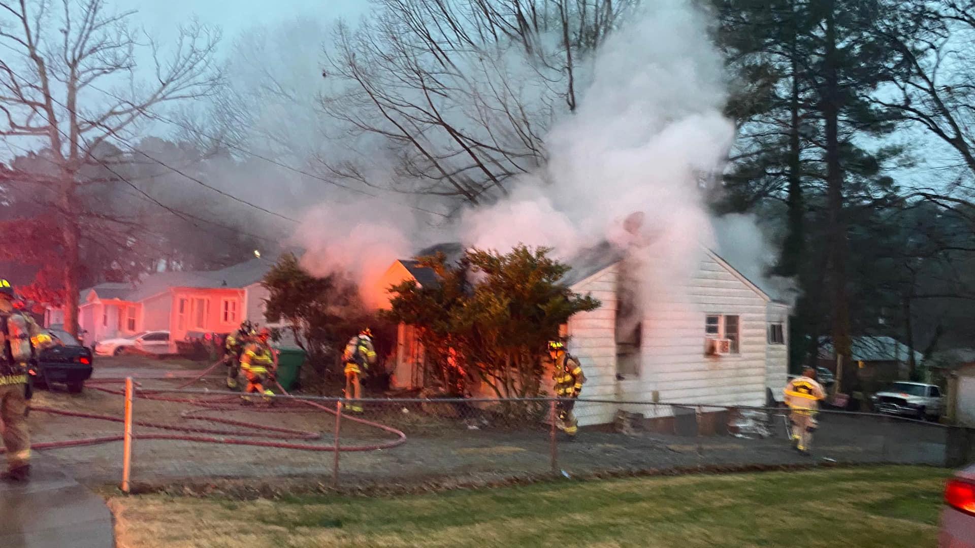 Firefighters respond to house fire | High Point, NC | wfmynews2.com