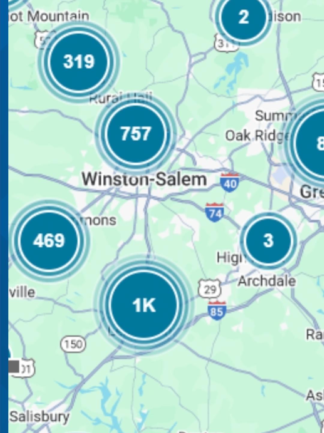 High winds cause power outages throughout Triad | wfmynews2.com