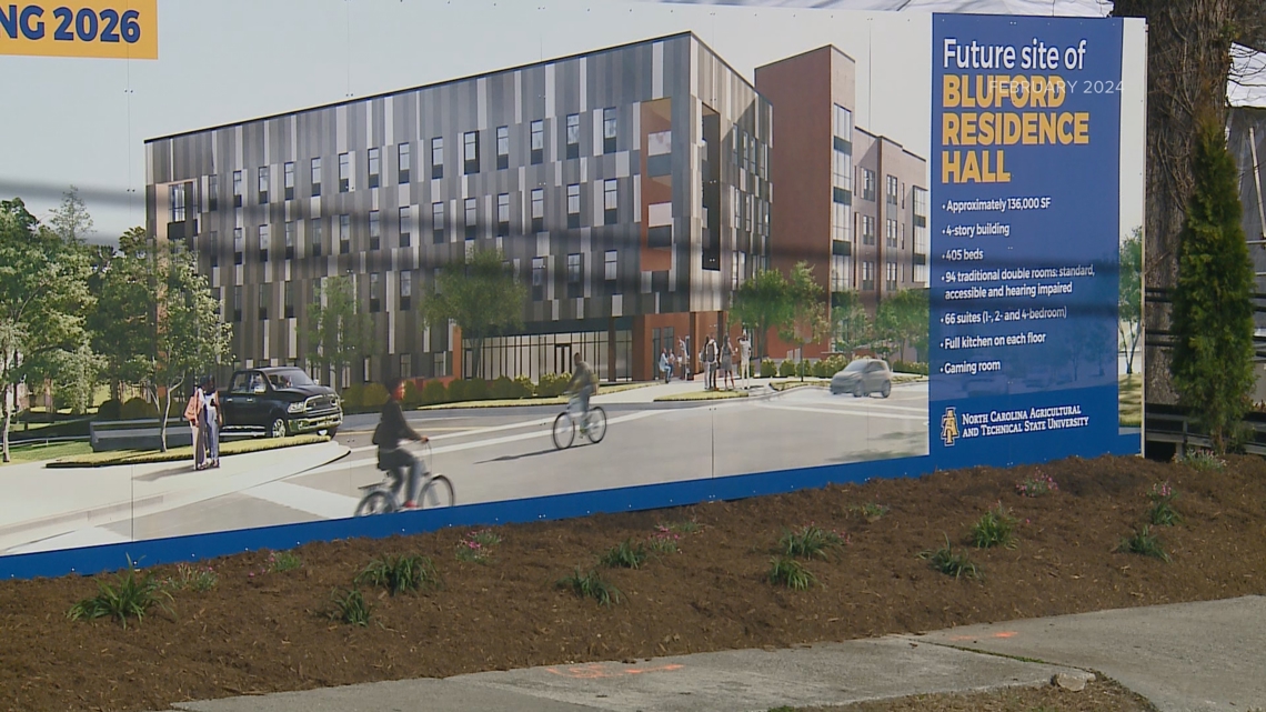 NC A&T officials discuss construction update on residence hall ...