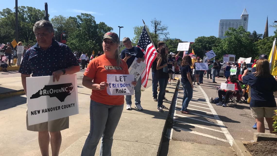Reopen NC group protests for third time | wfmynews2.com
