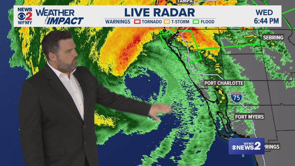 Hurricane Milton making landfall in Florida | wfmynews2.com