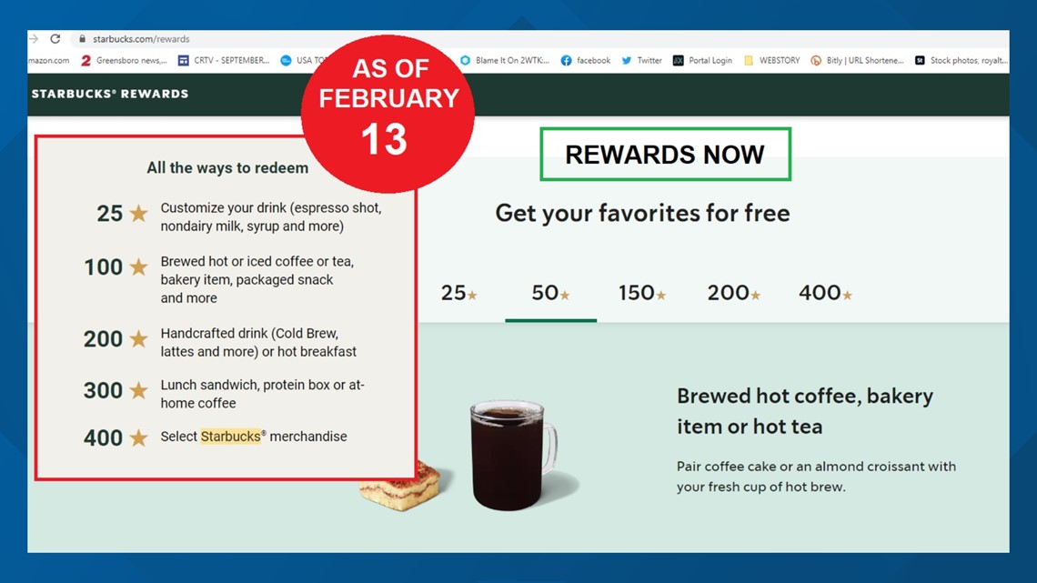 Starbucks is changing its star reward system | wfmynews2.com