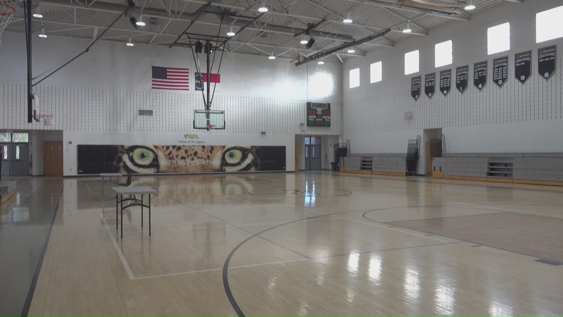 Rockingham Middle School preparing to serve as emergency shelter during ...