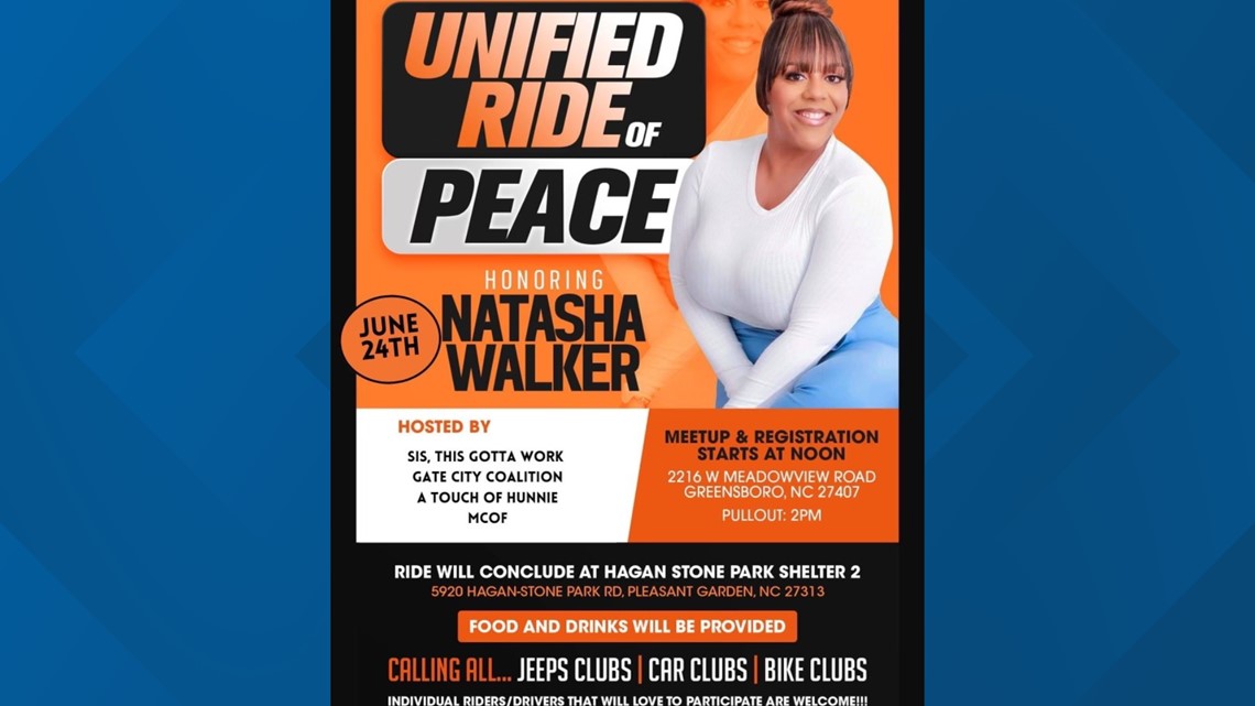 Natasha Walker remembered during ride on Saturday | wfmynews2.com