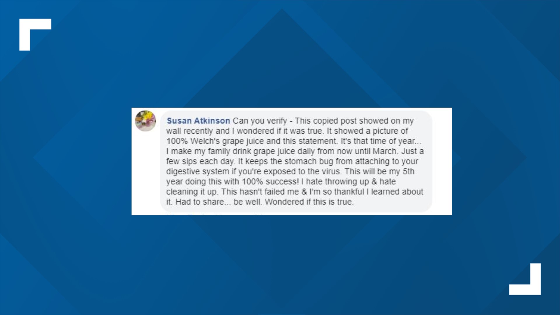 VERIFY: Grape Juice Won’t Cure The Stomach Bug But Might Prevent It ...