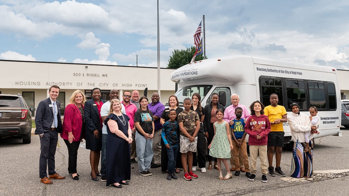 HPU donates bus to the High Point Housing Authority | wfmynews2.com