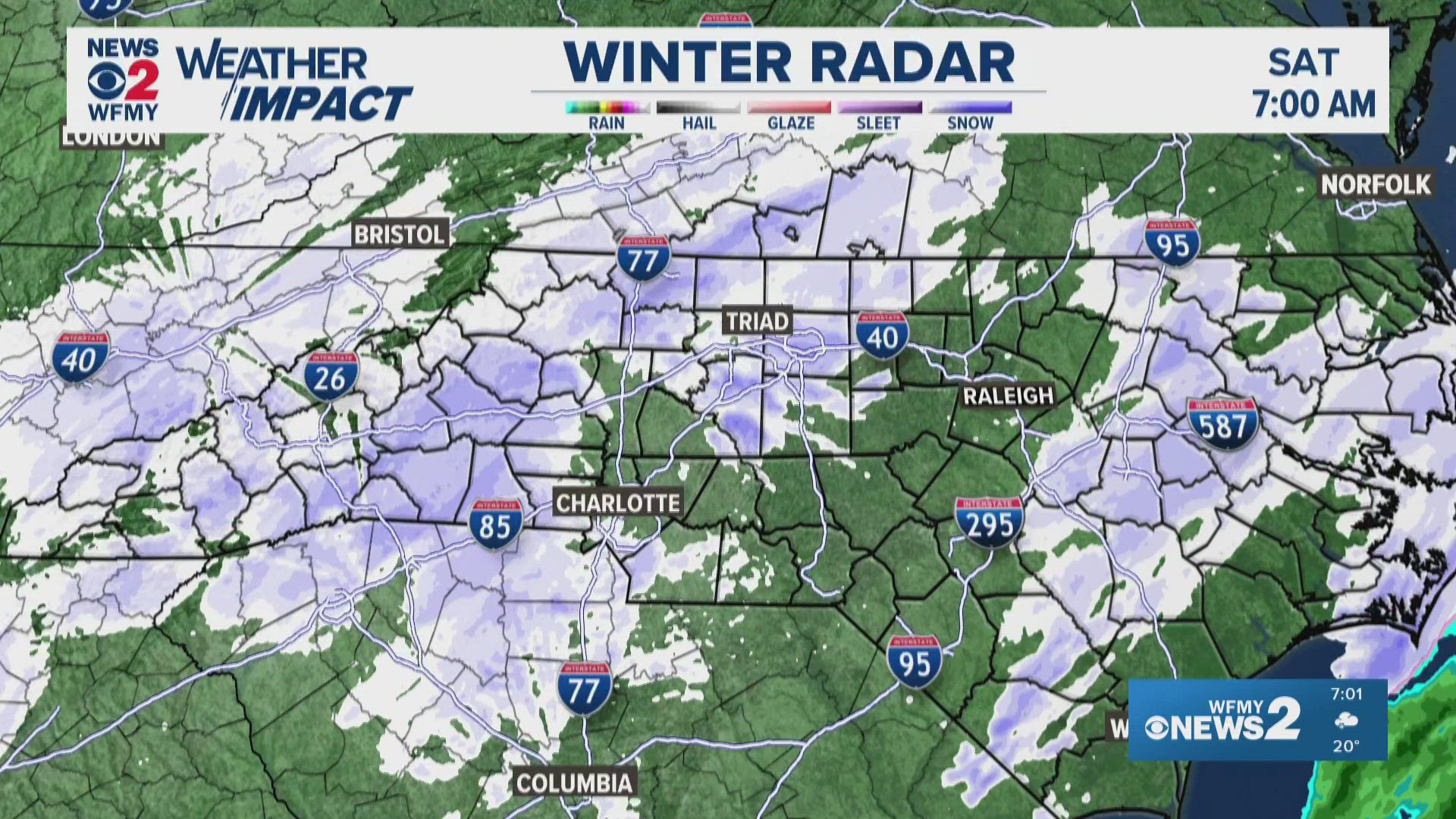 Snow in the Triad | Team Coverage (7 AM, Jan. 31, 2026) | wfmynews2.com