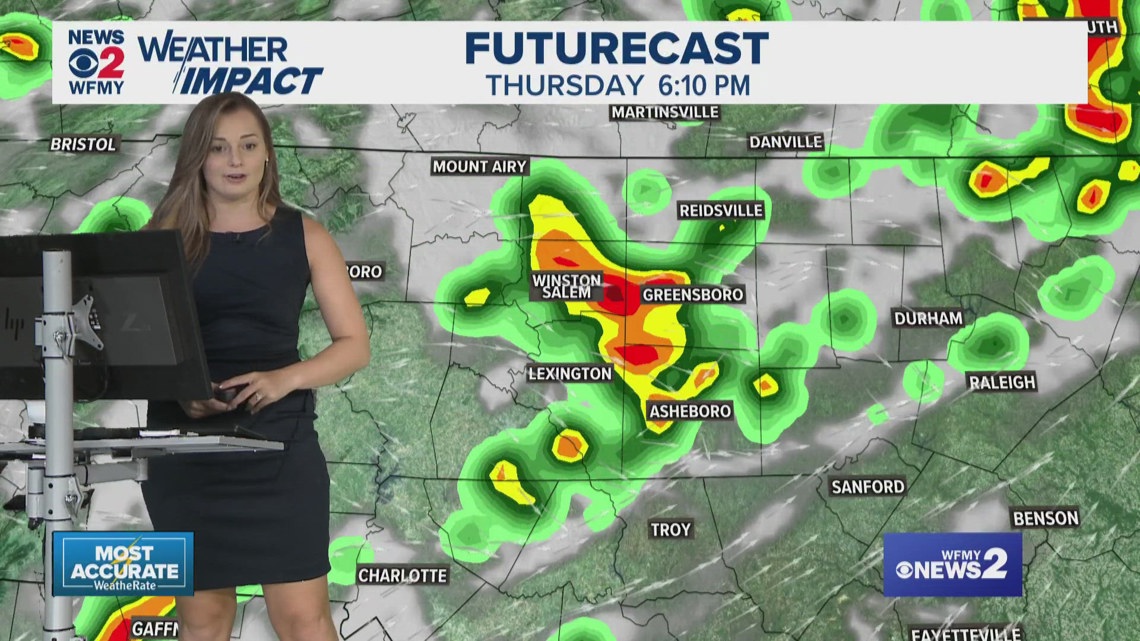 WFMY News 2 Weather Impact Alert Update (June 19, 3 pm) | wfmynews2.com