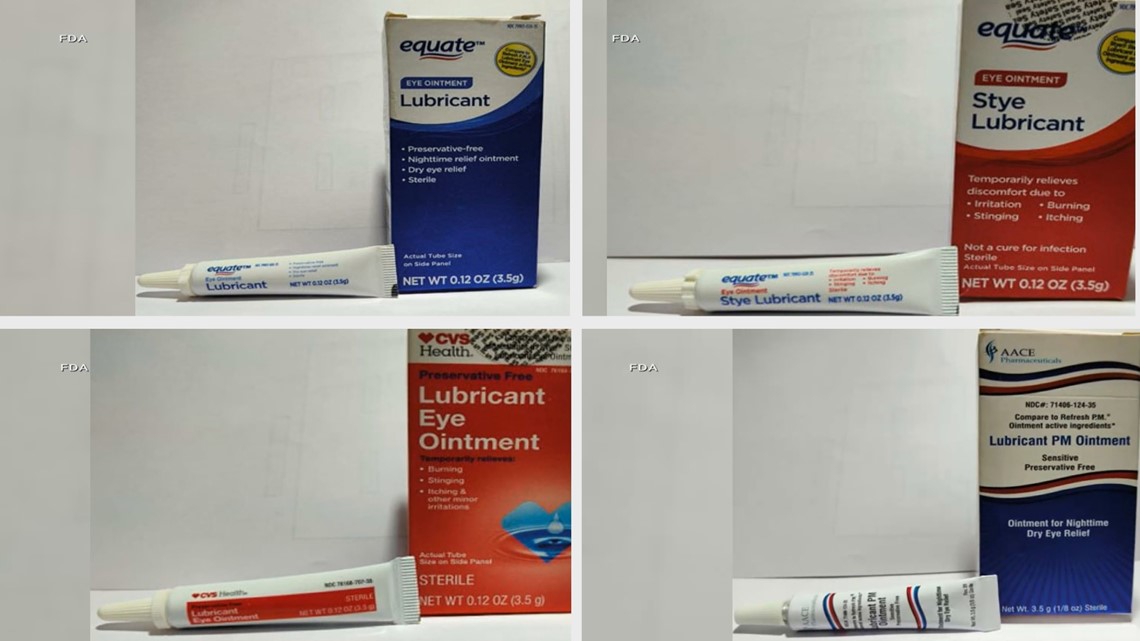 Recall alert: eye ointment causing infections | wfmynews2.com
