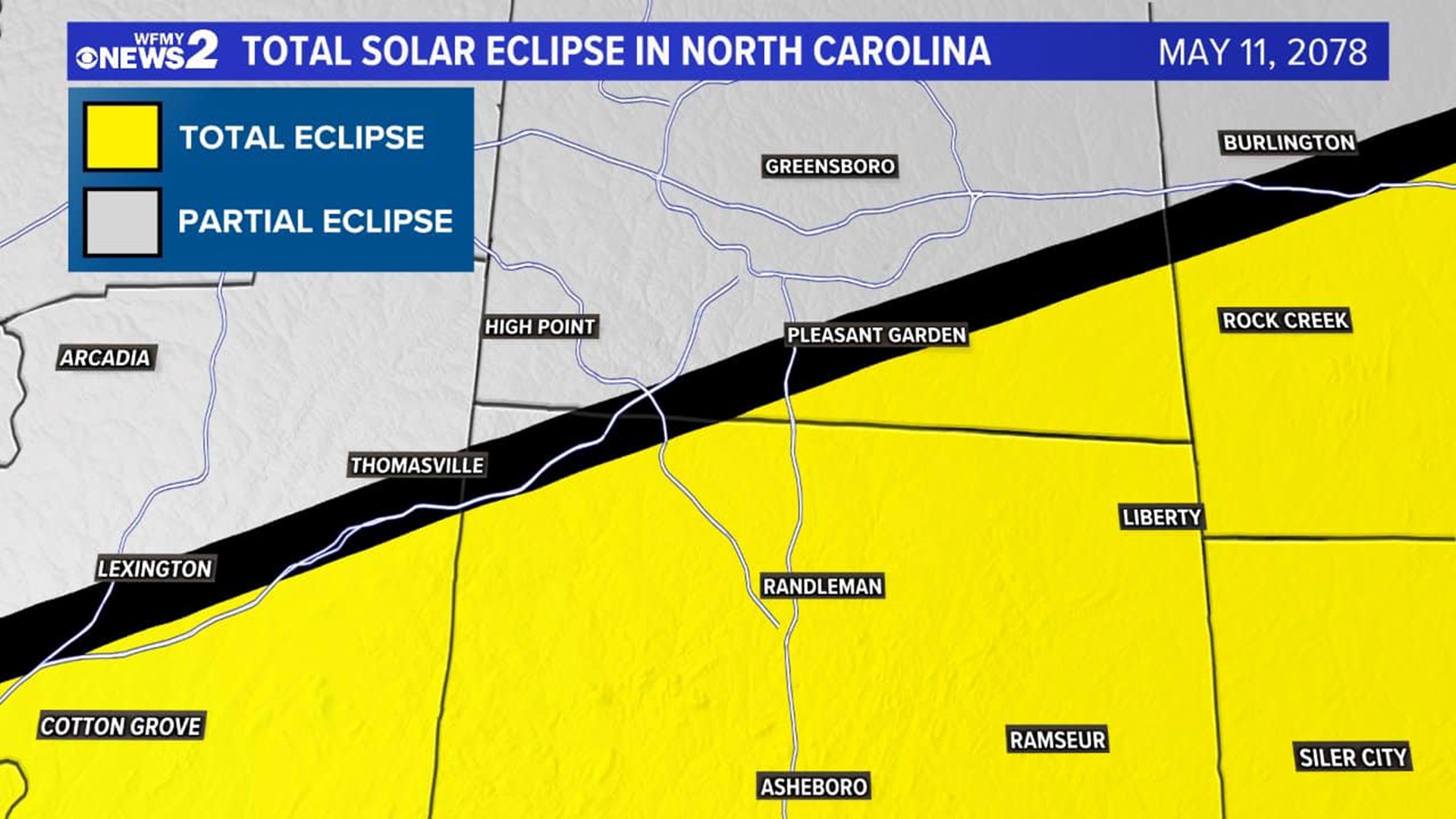 Next total solar eclipse in North Carolina | May 11, 2078 | wfmynews2.com