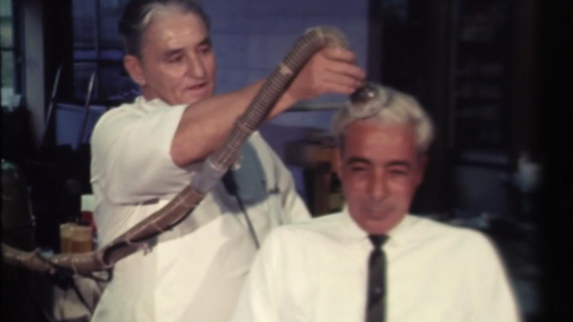 Barber shows off new invention | Vault Visit | wfmynews2.com