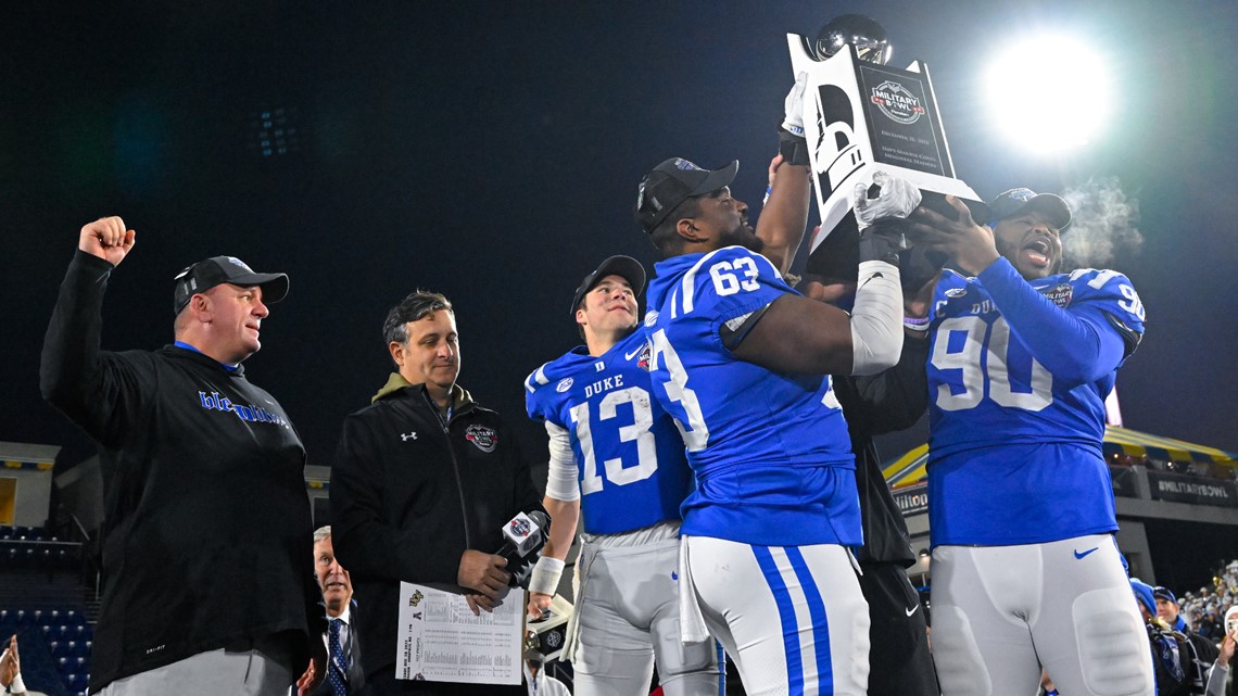 Duke beats UCF 30-13 in Military Bowl | wfmynews2.com
