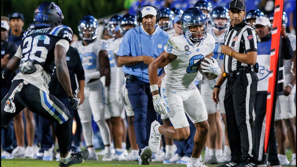 UNC beats Duke in final seconds of football game | wfmynews2.com