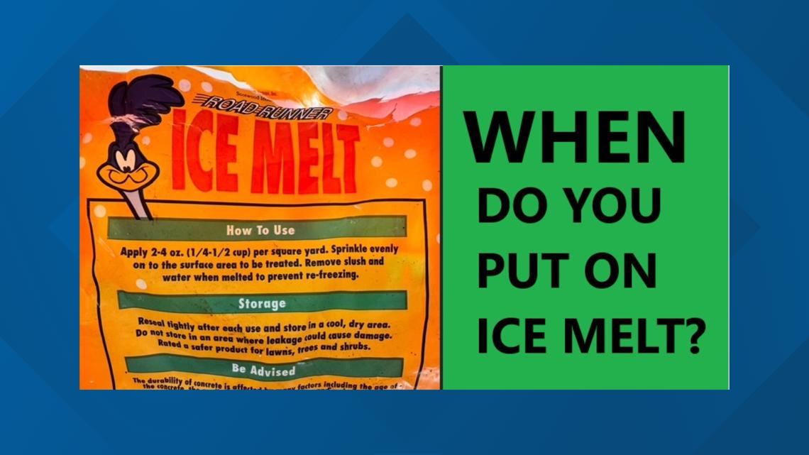 A Winter Storm is coming: How to safely use Ice Melt | wfmynews2.com