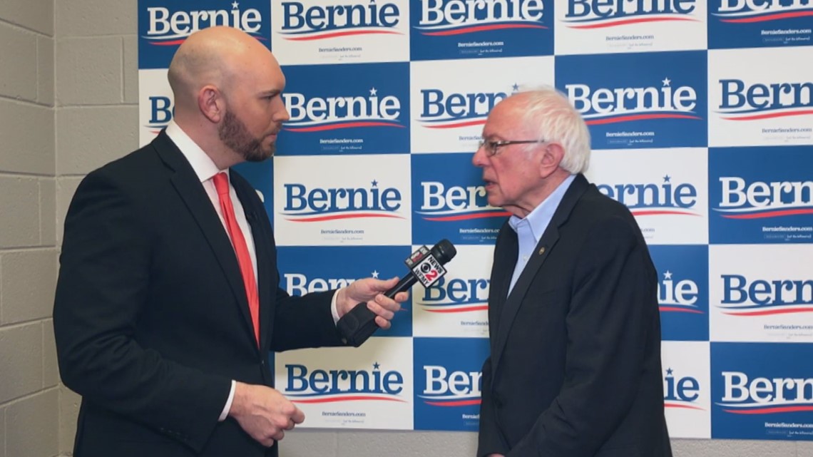 Bernie Sanders Talks With WFMY News 2's Ben Briscoe | wfmynews2.com