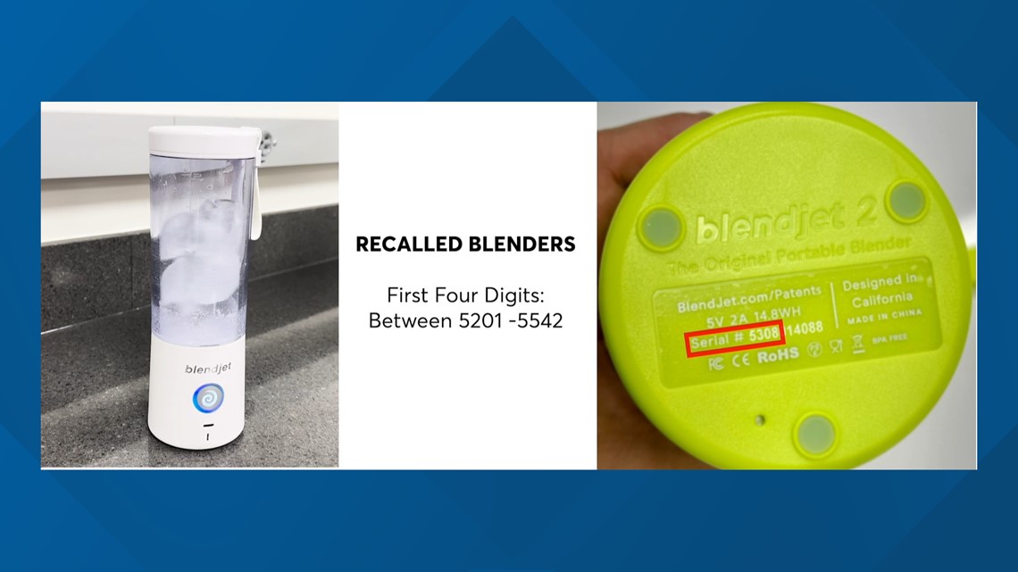 Recall: Blendjet2. How to know if you have a recalled blender ...
