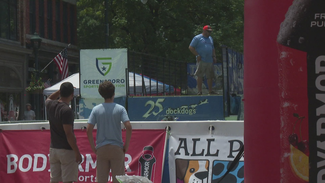 Dogs compete at Greensboro Splash Bash | wfmynews2.com