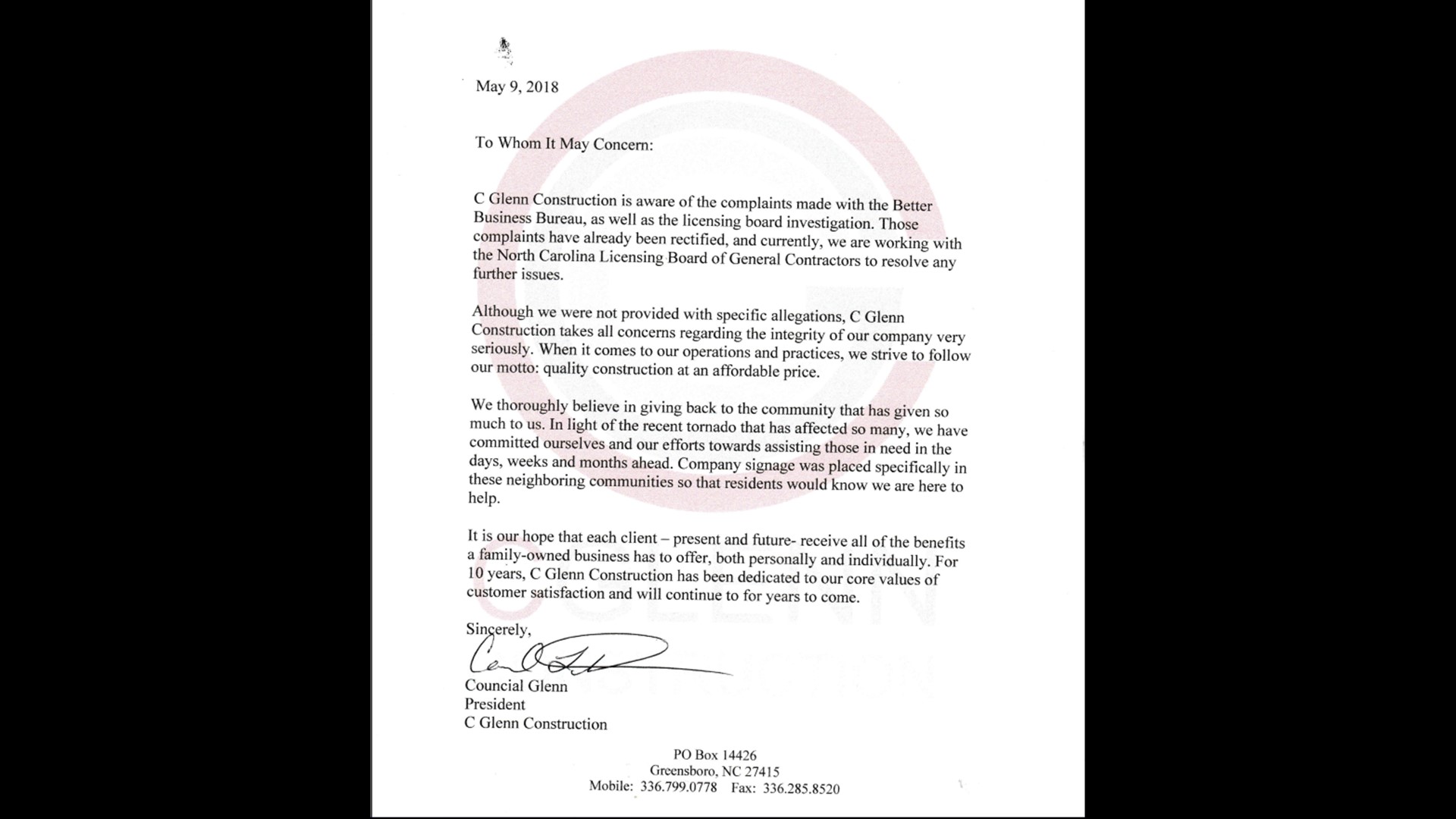 Contractor Faces State Investigation, Fake License Complaint ...