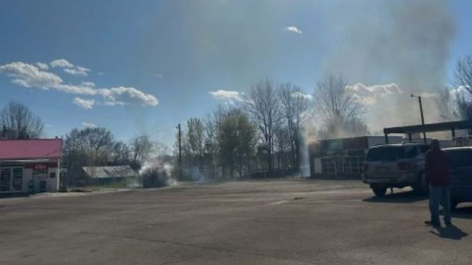 Residents react after a multi-structure fire Wednesday in Eden ...