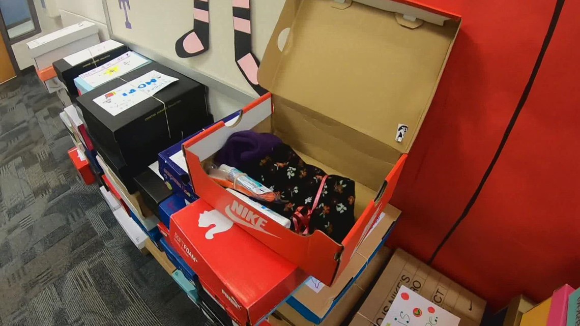 Northern Guilford Elementary School prepares holiday blessing boxes ...