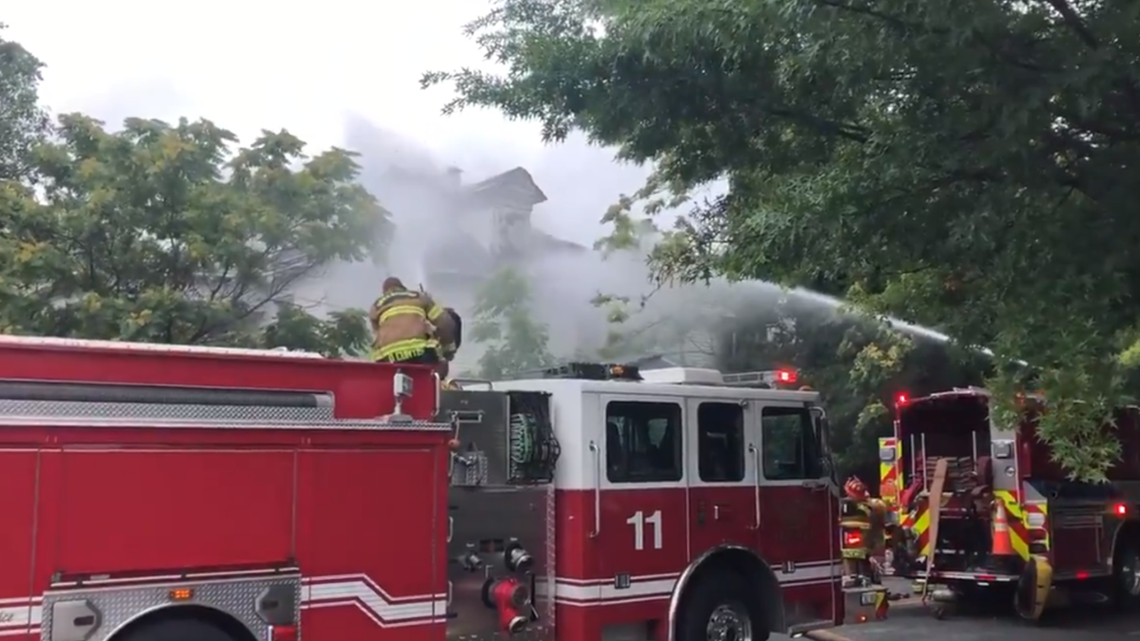 Greensboro firefighters battle house fire on Martin Luther King ...