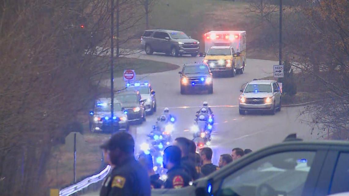 Officer Horan's procession home begins in Raleigh | wfmynews2.com