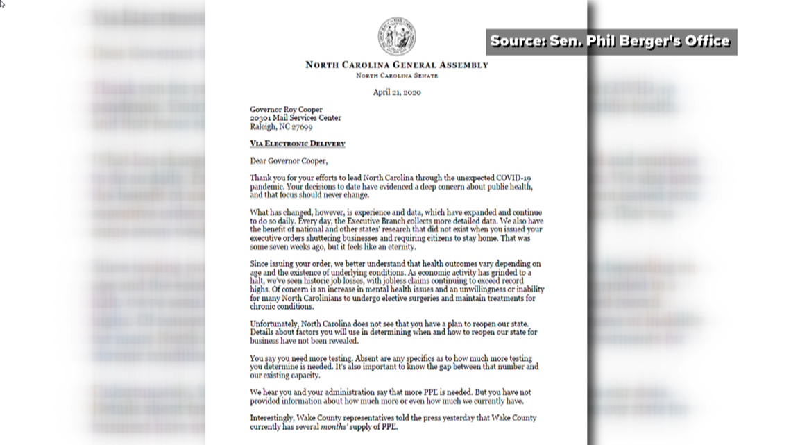 State senators write letter to governor requesting more data ...