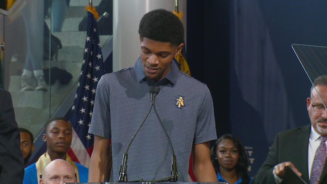 NC A&T student talks need for diverse educators | wfmynews2.com