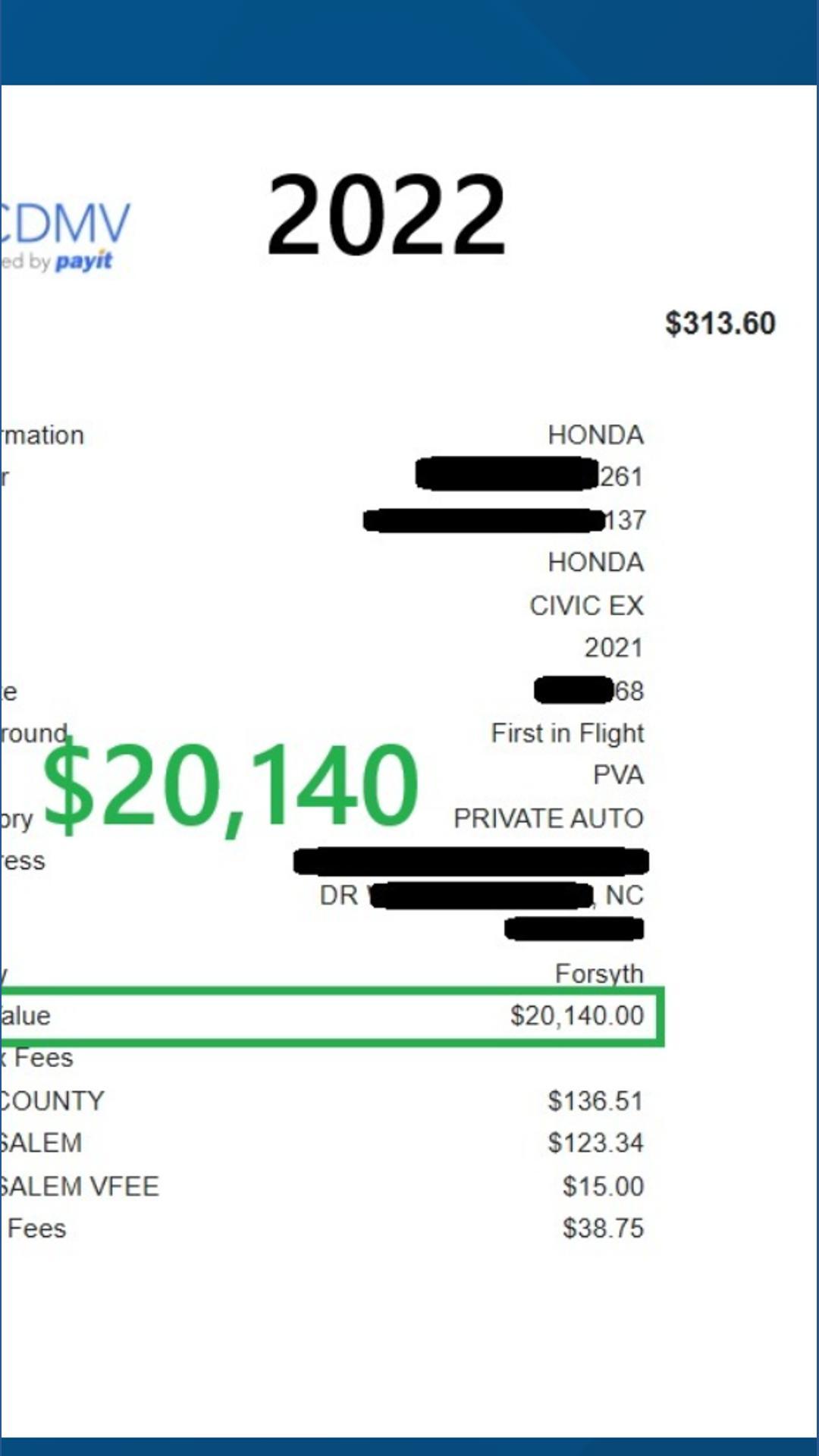 NC DMV Vehicle Renewal costs are up due to increase in car appraisal ...