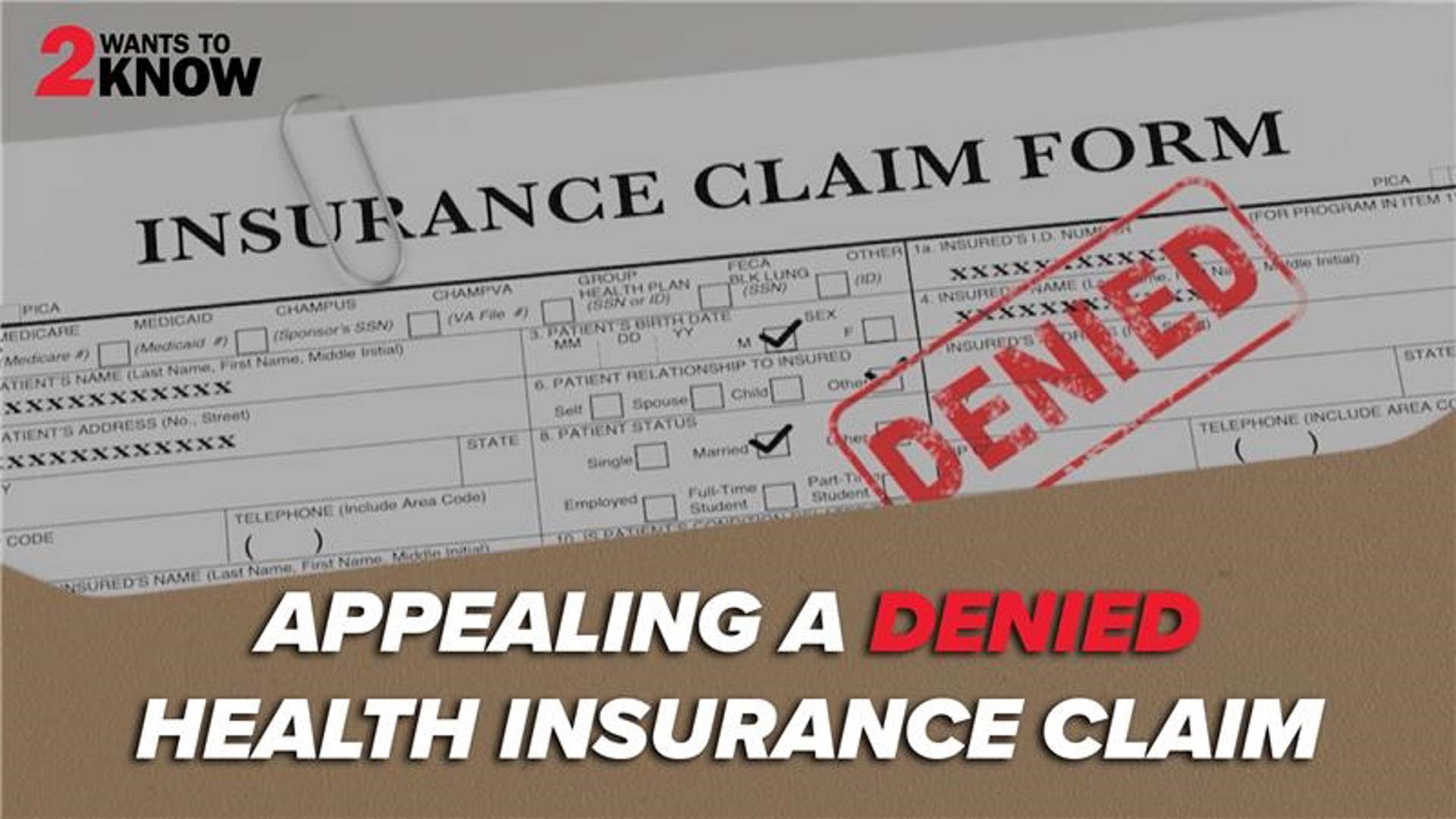 How you appeal a health insurance claim that has been denied ...