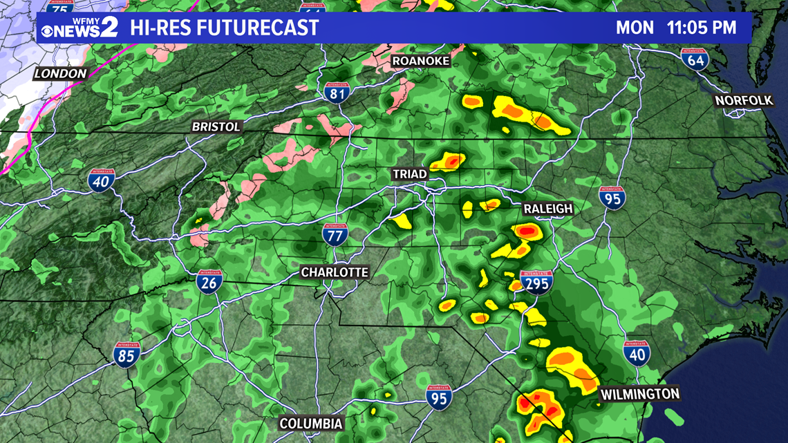 Loud Thunder Tonight in the Triad; Timing, Details | wfmynews2.com