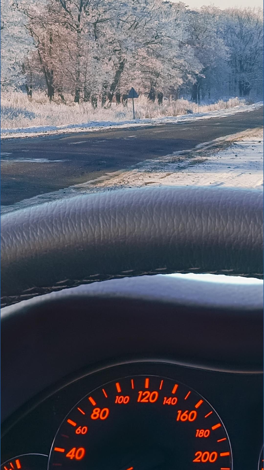 Is your steering wheel vibrating when you drive? It could be the snow ...