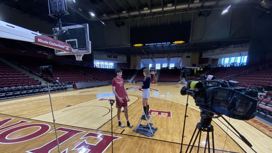 Meet Matthew Van Komen: Elon men's basketball 7'4 center | wfmynews2.com
