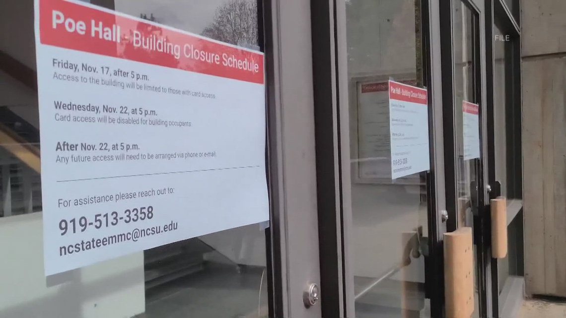 NC State attempting to block access to Poe Hall | wfmynews2.com