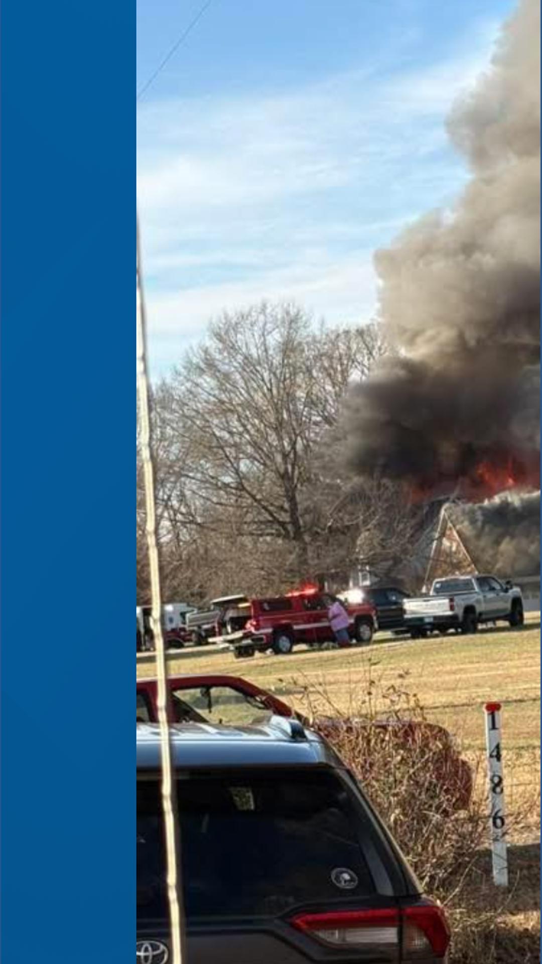 Fire damages two-story home in Walnut Cove | Occupant escapes safely ...