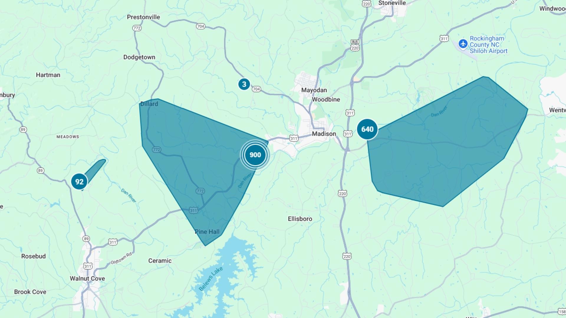 Thousands in Rockingham, Guilford counties without power | wfmynews2.com