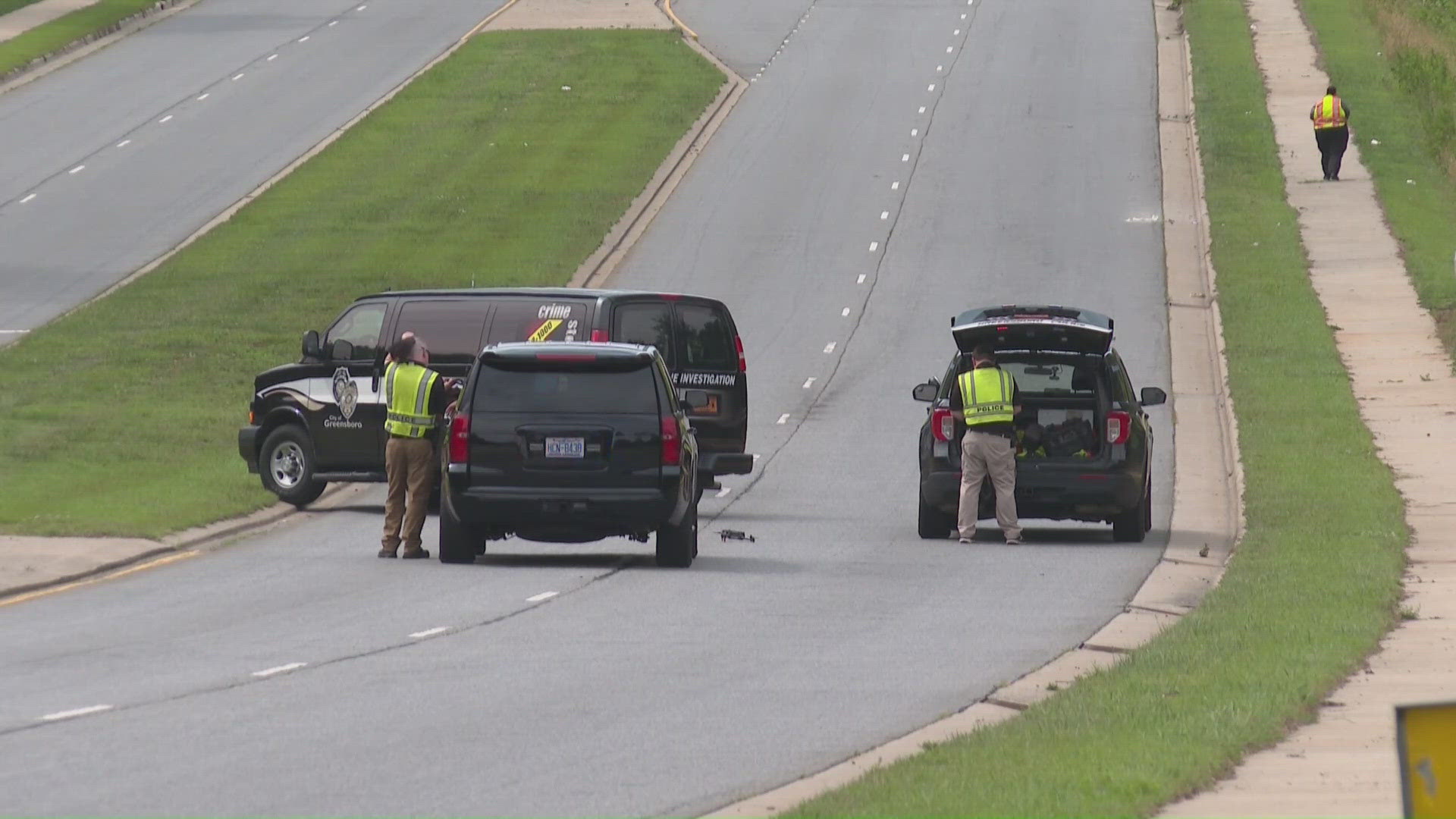 Crash with injuries closes Battleground Avenue, investigators say ...